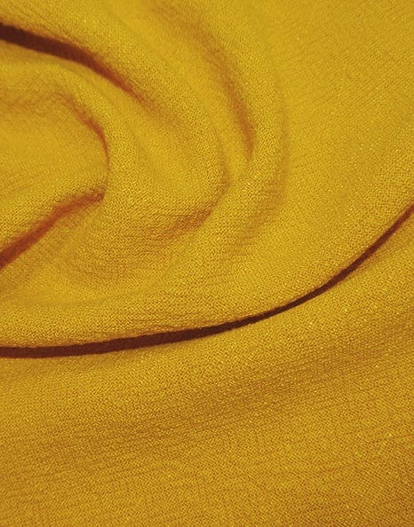Ochre Stonewashed Linen Viscose Fabric – Clothkits