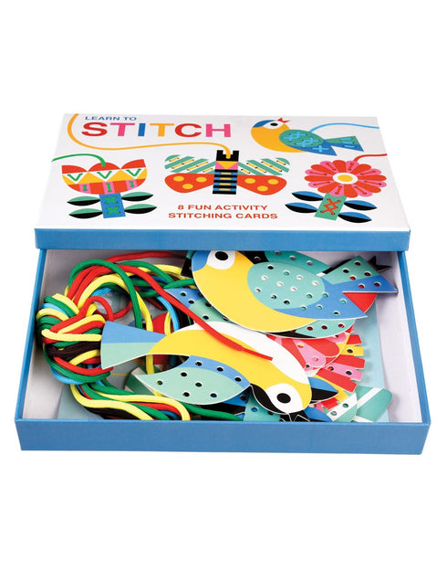 Learn to Stitch - 8 Fun Activity Stitching Cards – Clothkits