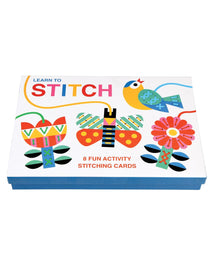 Learn to Stitch - 8 Fun Activity Stitching Cards – Clothkits