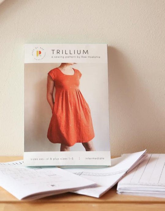 Trillium Dress & Top Sewing Pattern, Made by Rae – Clothkits