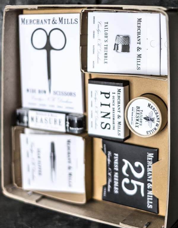 Sewing Notions Presentation Box, Merchant & Mills – Clothkits