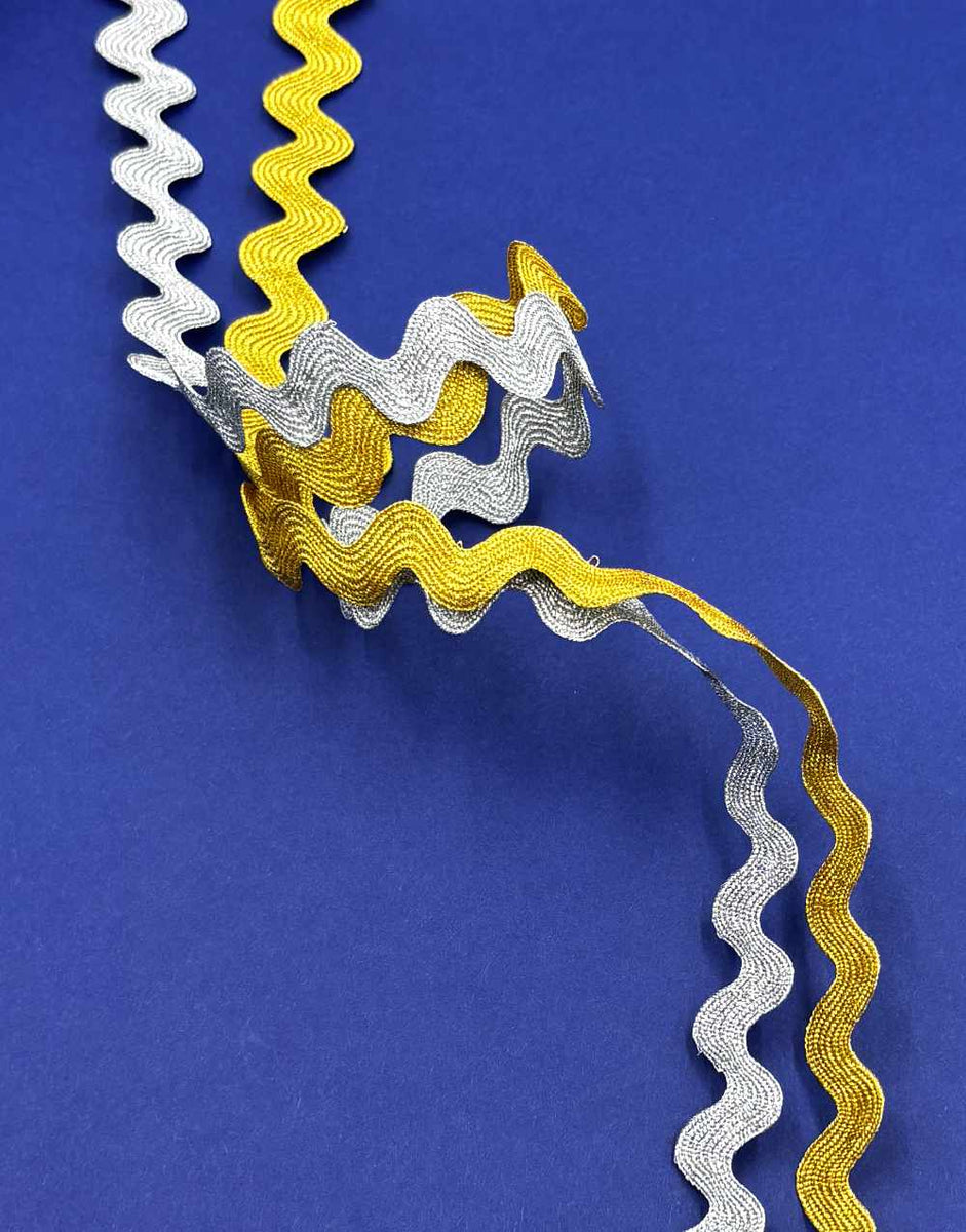Metallic Ric Rac Trim, 17mm – Clothkits