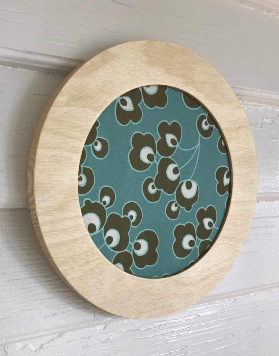 Circular Embroidery Hoop Wooden Frame for 6" Hoops, Modern Hoopla ...