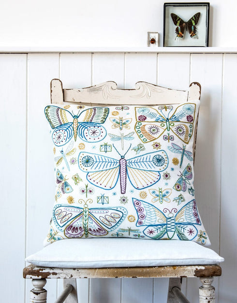 Butterflies, Nancy Nicholson Embroidery Stitch Kit – Clothkits