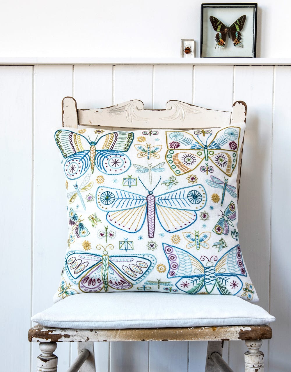 Butterflies, Nancy Nicholson Embroidery Stitch Kit – Clothkits