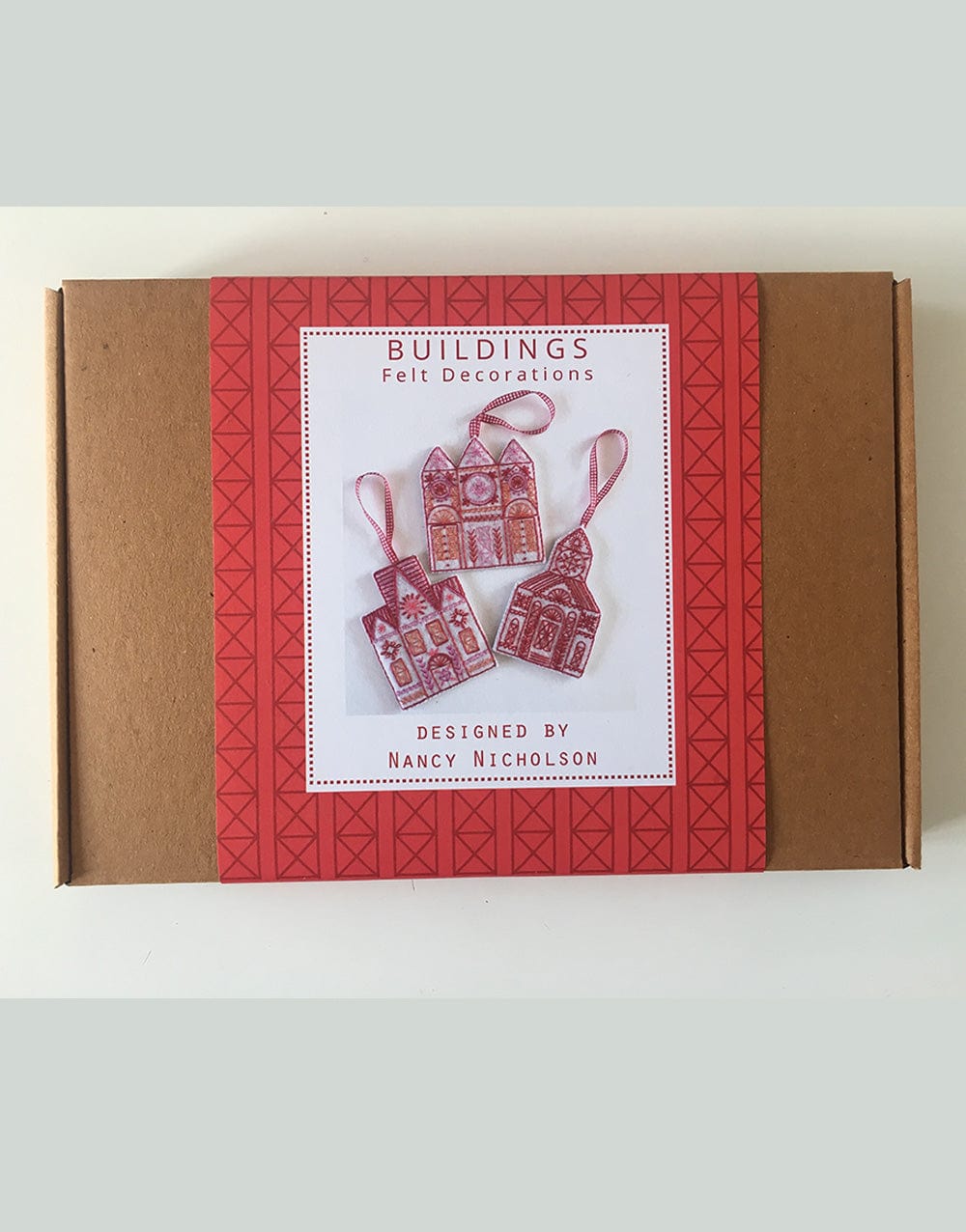Nancy Nicholson Buildings Felt Christmas Decorations – Clothkits