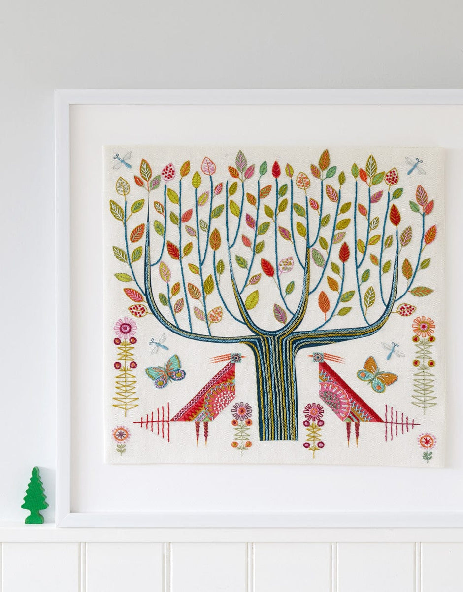 Tree, Nancy Nicholson Embroidery Stitch Kit – Clothkits