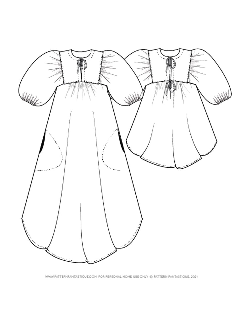 Vali Dress Sewing Pattern, Pattern Fantastique – Clothkits