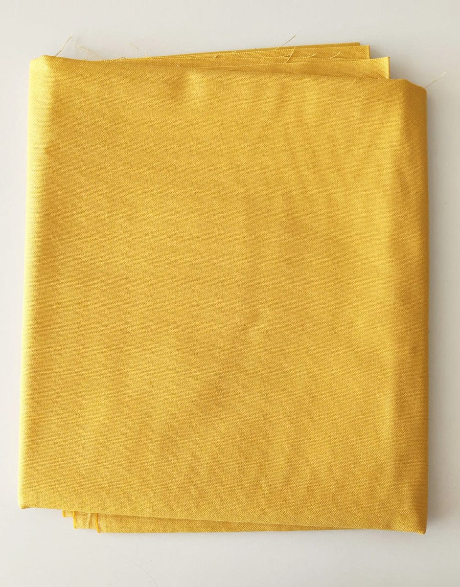 Yellow Gold Cotton Canvas Fabric – Clothkits