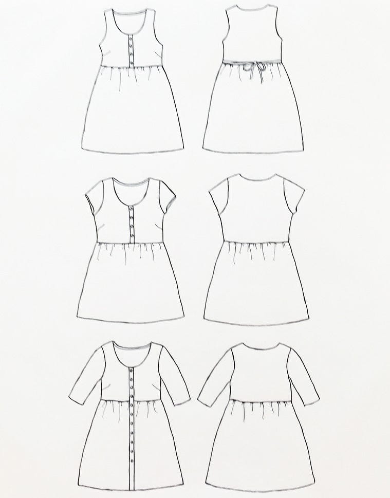 Hinterland Dress, Sew Liberated Sewing Pattern – Clothkits