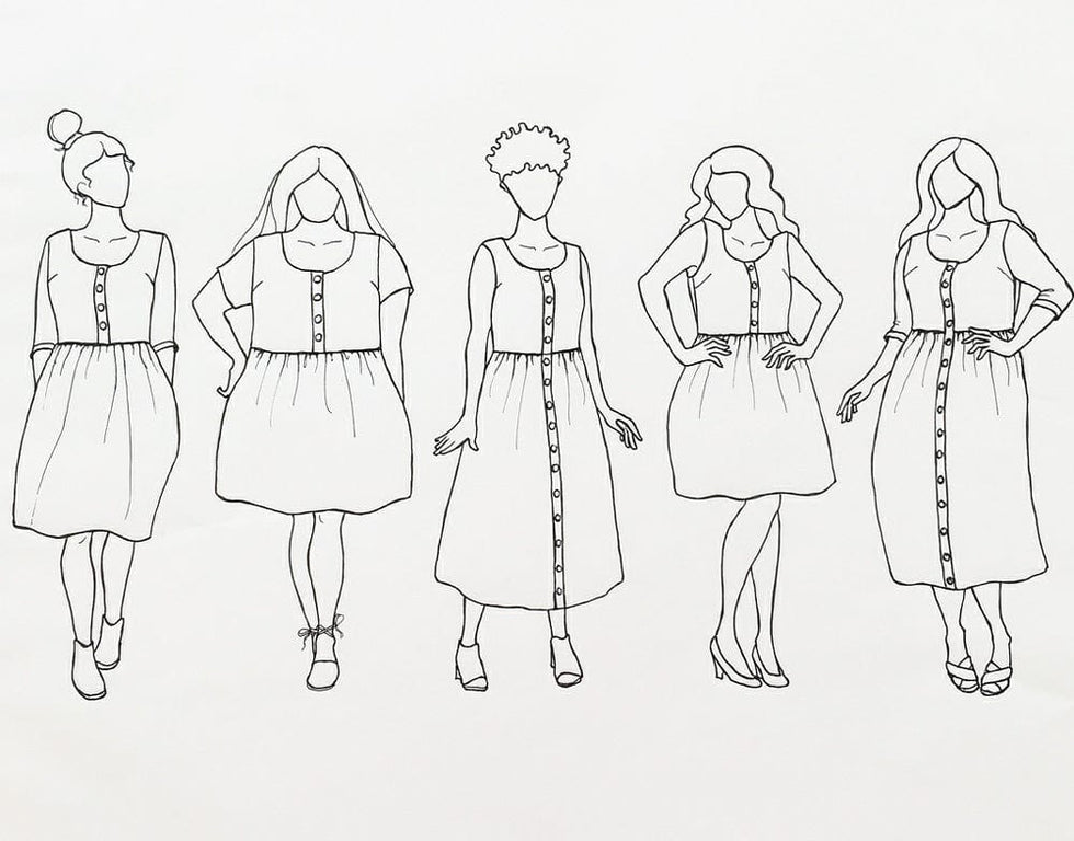 Hinterland Dress, Sew Liberated Sewing Pattern – Clothkits