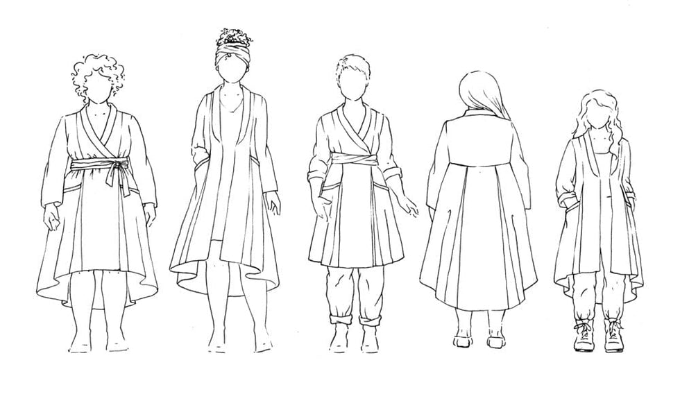 Lichen Duster Coat Sewing Pattern, Sew Liberated – Clothkits