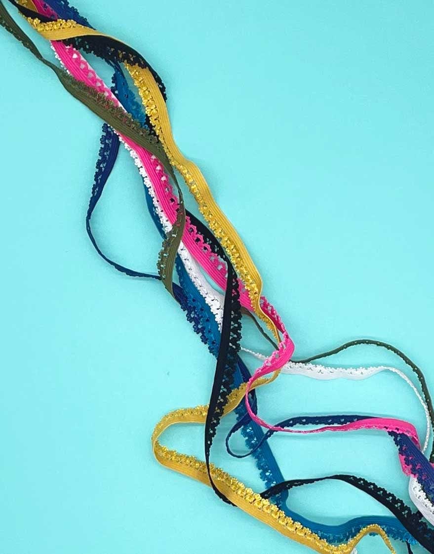 Picot Edge Lingerie Elastic 12mm | Knicker Elastic – Clothkits