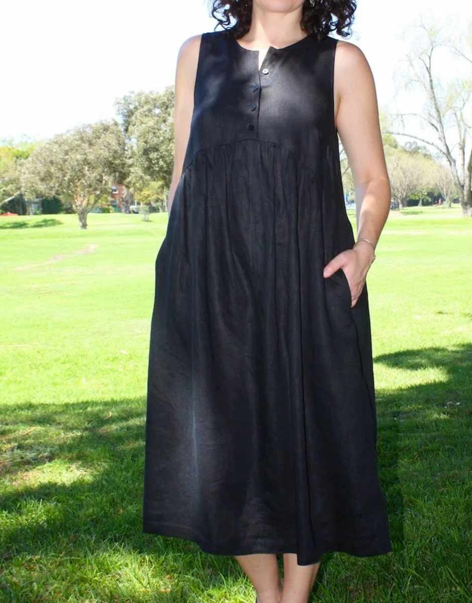 Lisa Dress Sewing Pattern, Tessuti – Clothkits