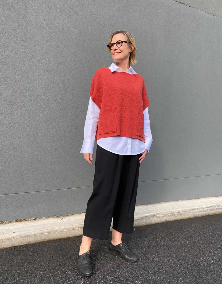 Amara Vest Jumper Sewing Pattern, Tessuti – Clothkits