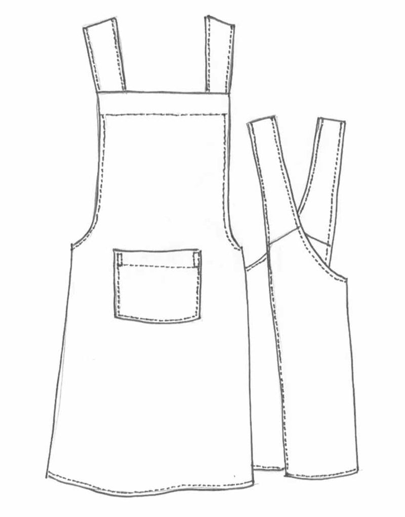 Tessuti Apron Sewing Pattern, Tessuti – Clothkits