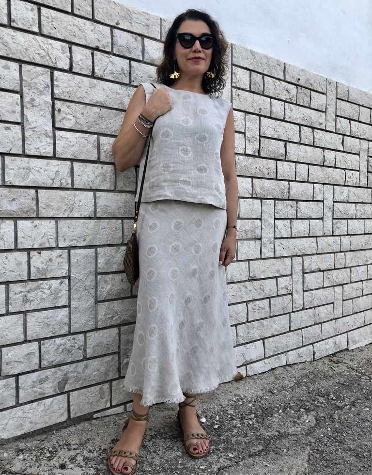 Evie Bias Skirt Sewing Pattern, Tessuti – Clothkits