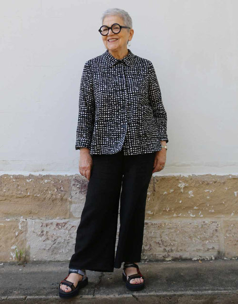 Ines Shirt Sewing Pattern, Tessuti – Clothkits