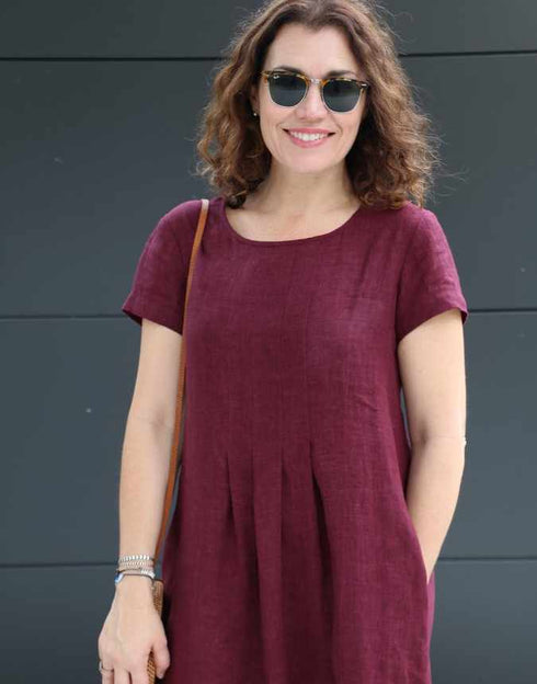 Milenda Dress Sewing Pattern, Tessuti – Clothkits