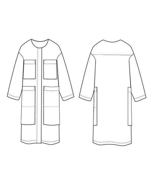 Lab Coat Sewing Pattern, The Assembly Line – Clothkits