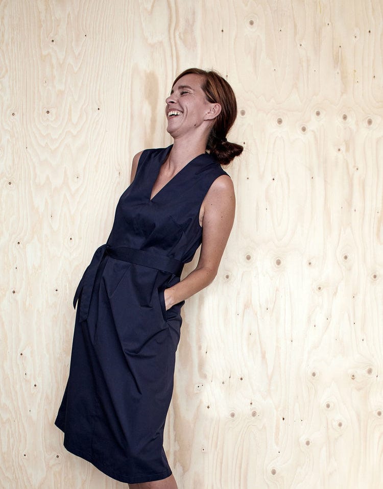 V-Neck Dress Sewing Pattern, The Assembly Line – Clothkits