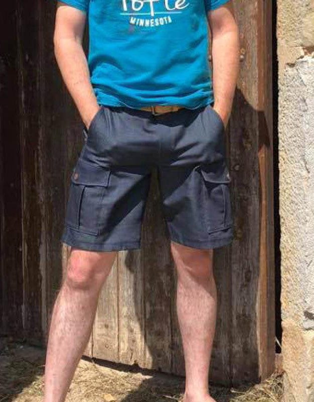 Cargo Shorts Men's Sewing Pattern, Wardrobe by Me – Clothkits