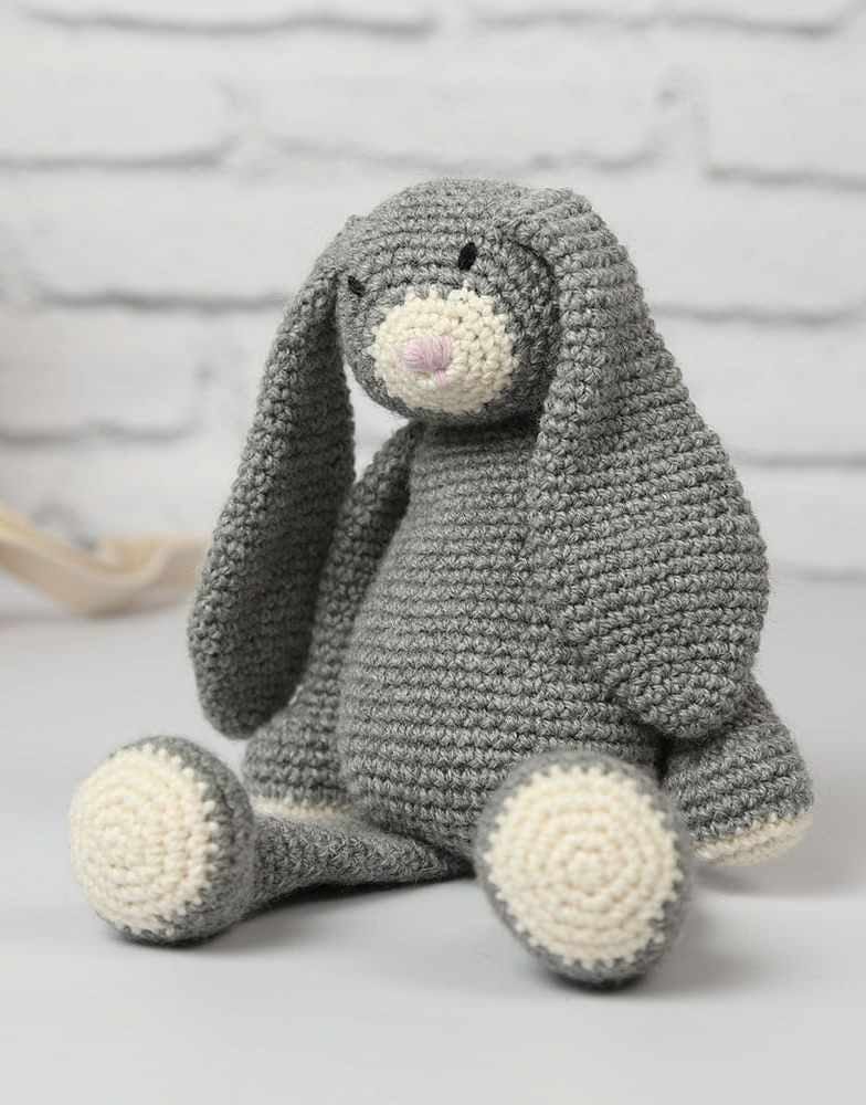 Mabel Bunny Crochet Kit, Wool Couture – Clothkits