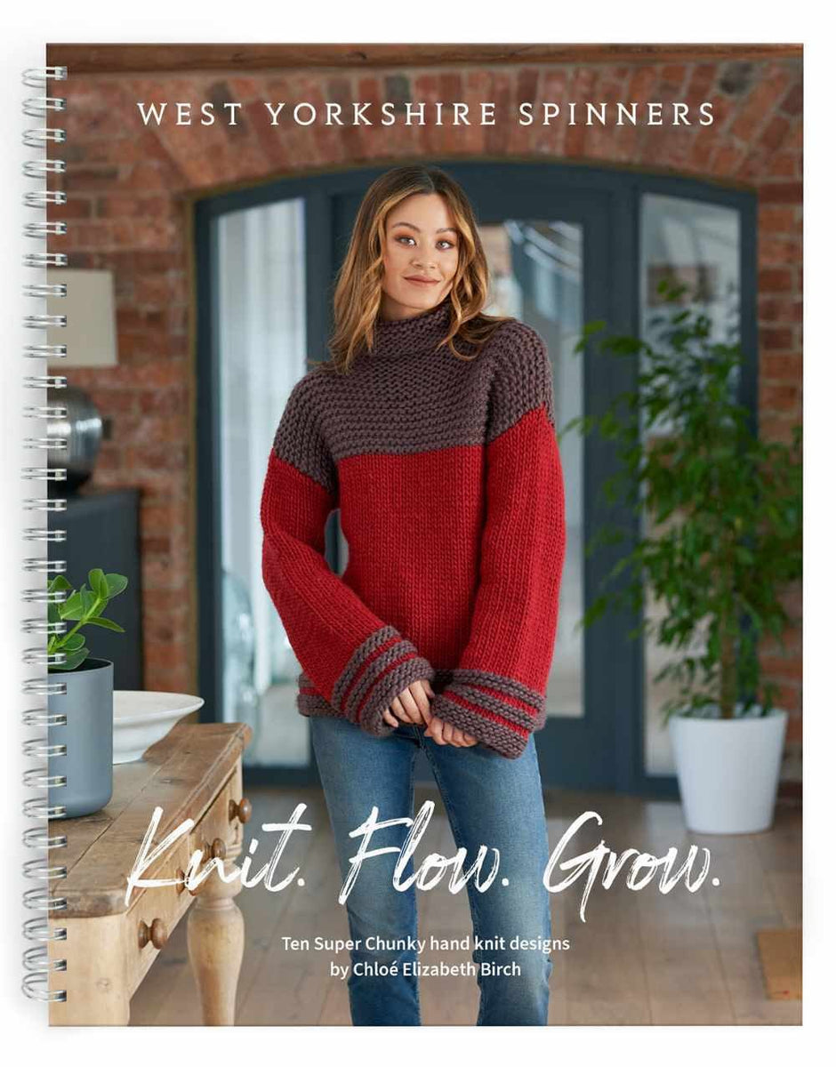 Retreat Super Chunky Roving - Knit, Flow, Grow Pattern Book – Clothkits